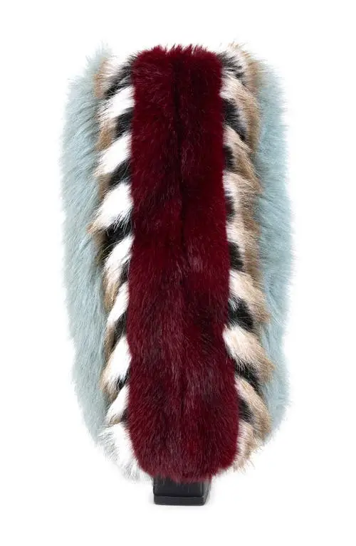 AZALEA WANG Briash Faux Fur Bootie