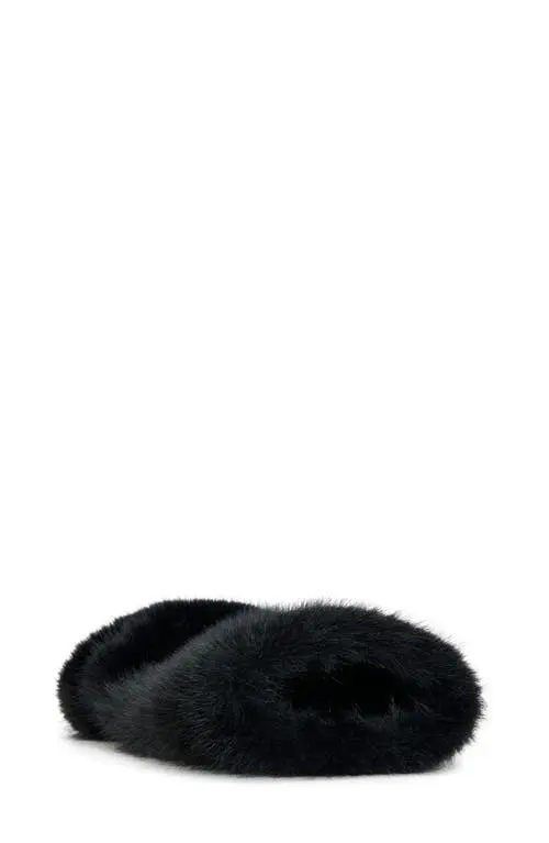 AZALEA WANG Lisboa Cuffed Faux Fur Bootie