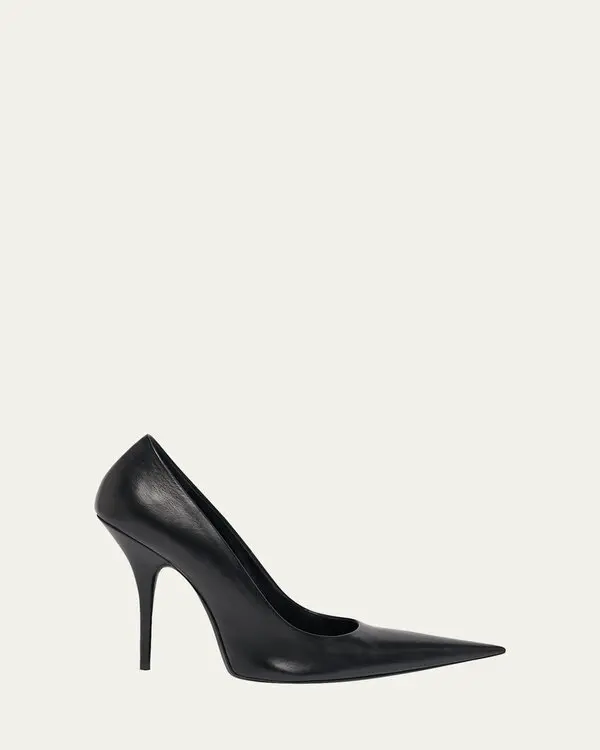 Balenciaga 90mm Avenue Leather Pumps