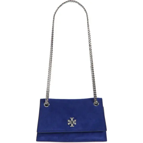 Tory Burch Kira Turnlock Mini Convertible Shoulder Bag - Ballpoint Blue