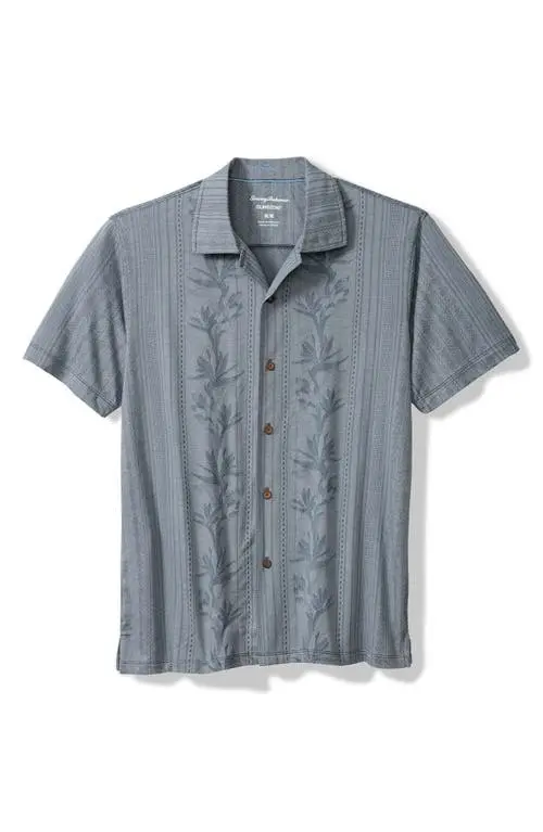 Tommy Bahama Palm Fresco Beach Border Islandzone® Camp Shirt - Steel