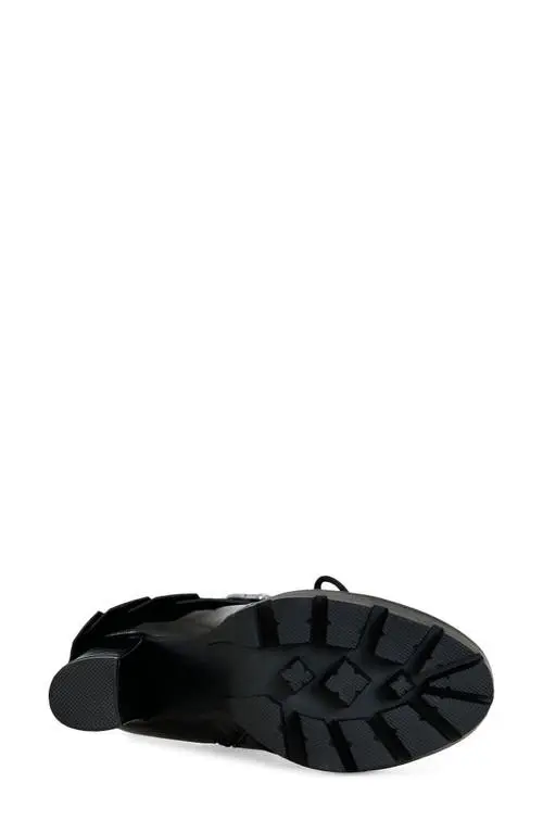 AZALEA WANG Gernot Platform Bootie - Black