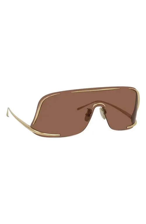 Loewe Signature 141mm Oversize Shield Sunglasses