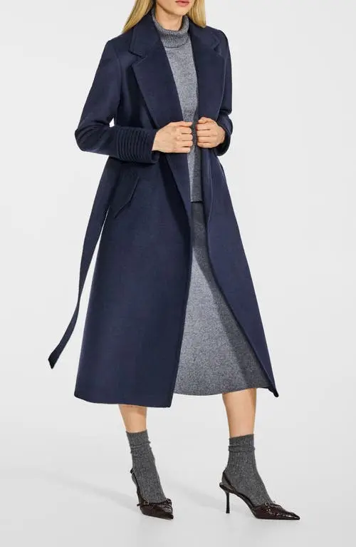 Sentaler Alpaca And Wool Wrap Coat