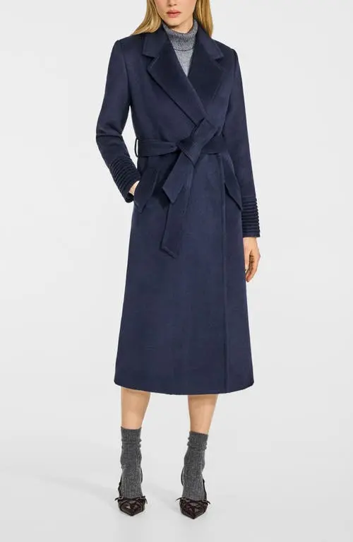 Sentaler Alpaca And Wool Wrap Coat