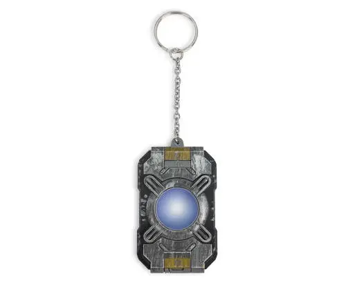 TOYNK Halo Light-up Cortana Chip Replica Pendant Keychain - Blue
