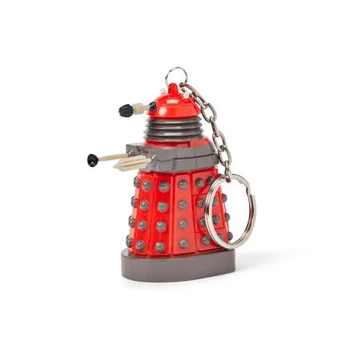 TOYNK Doctor Who Dalek Keychain Flashlight - Red