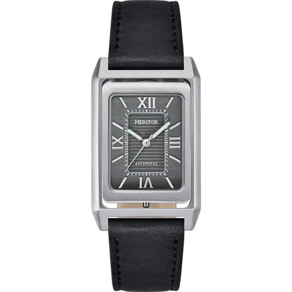 HERITOR AUTOMATIC Esteban Automatic Watch - Black