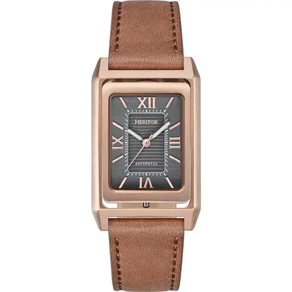 HERITOR AUTOMATIC Esteban Automatic Watch - Brown
