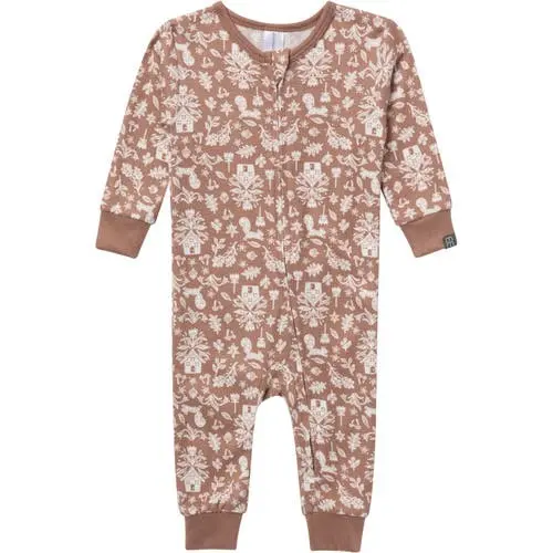 MODERN MOMENTS™ BY GERBER Snug Fitting Footless Pajamas - Nature House