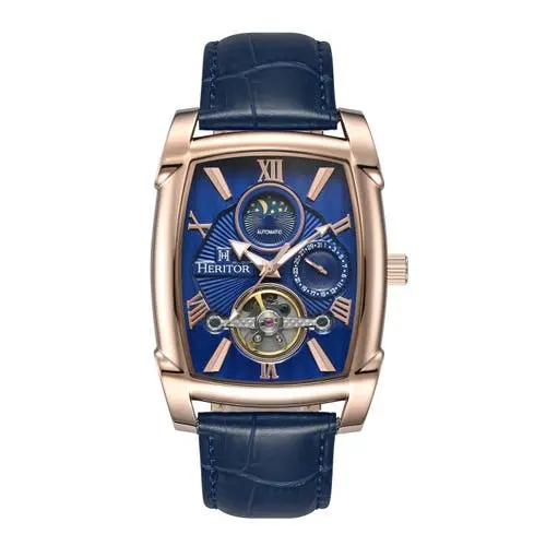 HERITOR AUTOMATIC Valentin Watch - Rose Gold