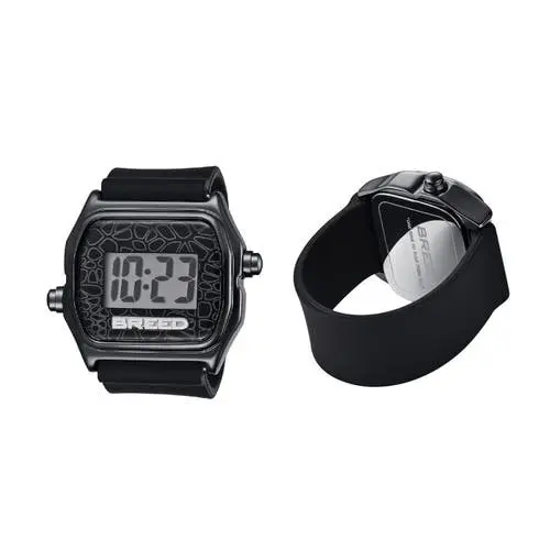 BREED Austin Lcd Digital Ring Watch - Black