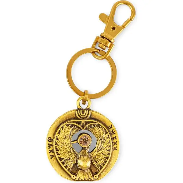 TOYNK Indiana Jones And The Raiders Of The Lost Ark Talisman Keychain - Gold