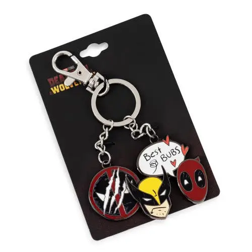 TOYNK Marvel Studios Deadpool & Wolverine Enamel Charm Keychain