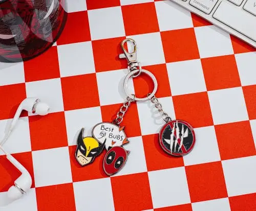 TOYNK Marvel Studios Deadpool & Wolverine Enamel Charm Keychain