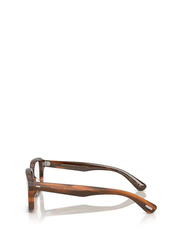Oliver Spencer Rectangle Eyeglasses Ov5562u - Sycamore
