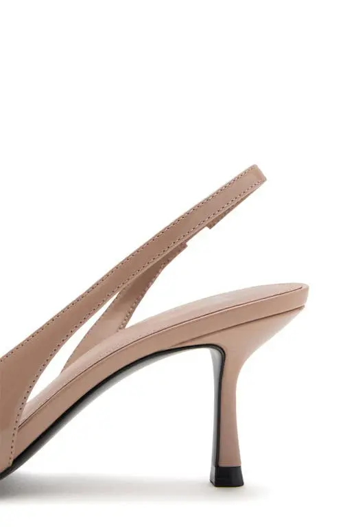 Mango Star Slingback Pointed Toe D'orsay Pumps