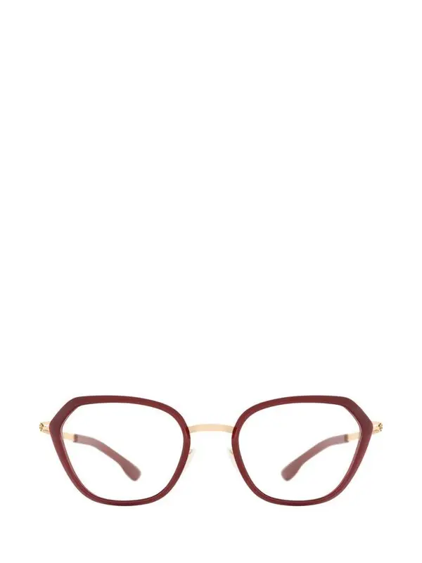 IC! BERLIN Vayu Eyeglasses - Rose - Gold - Burgundy