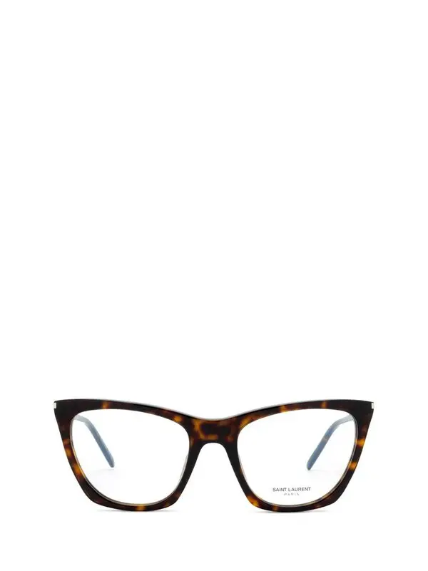 Saint Laurent Eyeglasses Cat-eye Frame - Brown