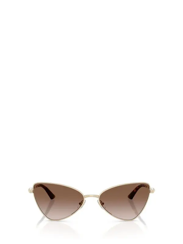 JIMMY CHOO Cat-eye Sunglasses - Gold