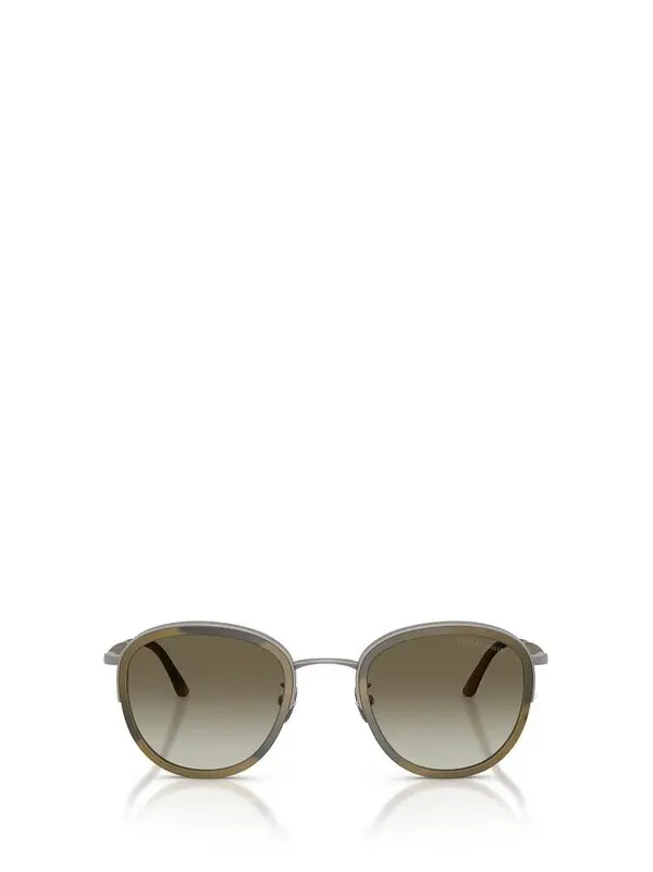 Giorgio Armani Rounded Sunglasses - Silver