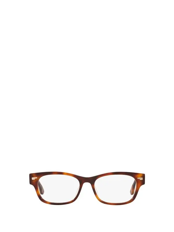 Oliver Spencer Rectangular Eyeglasses - Dark Mahogany