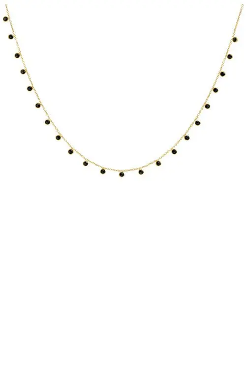 DEAN DAVIDSON Orsay Charm Necklace - Black Cz