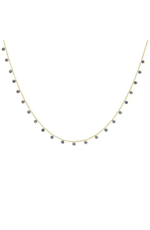 DEAN DAVIDSON Orsay Charm Necklace - Midnight Blue/gold