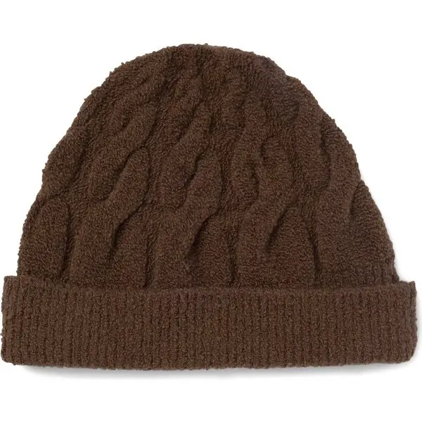 Splendid Cable Beanie - Truffle Brown