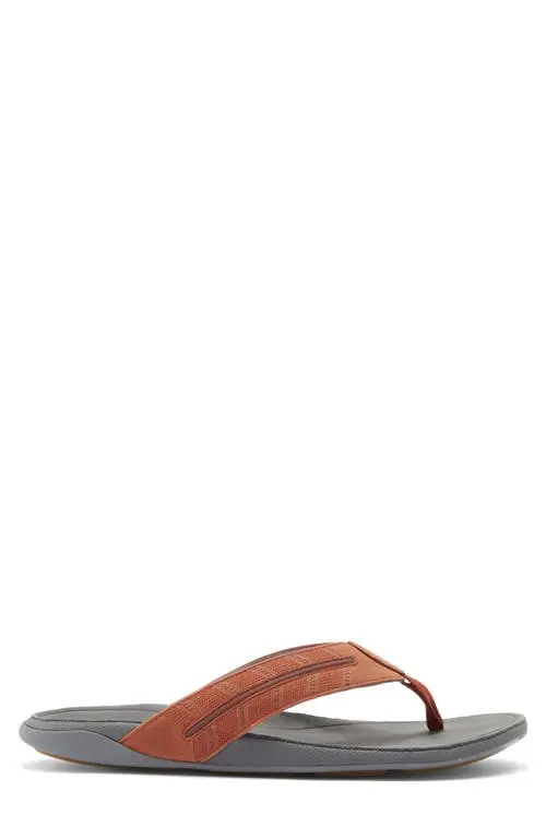 Olukai Tuahine Waterproof Flip-flop - Canoe/rock
