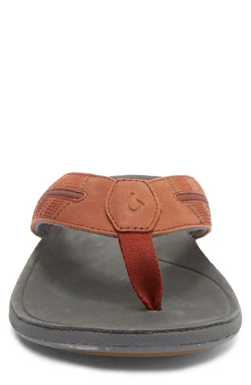 Olukai Tuahine Waterproof Flip-flop - Canoe/rock