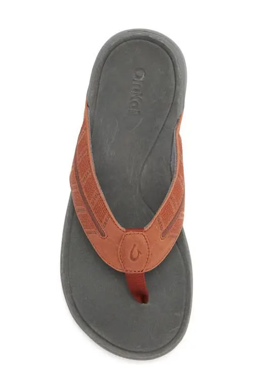 Olukai Tuahine Waterproof Flip-flop - Canoe/rock