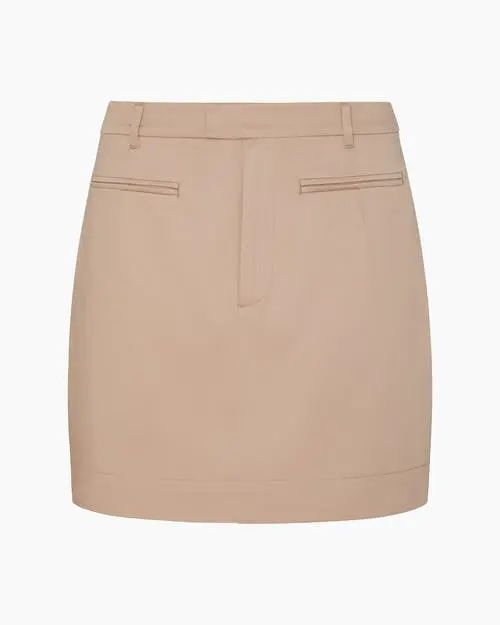 Onia Front Welt Mini Skirt