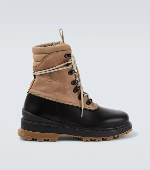 Canada Goose Leo Leather Lace-up Boots