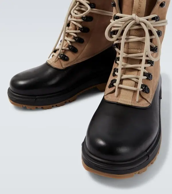 Canada Goose Leo Leather Lace-up Boots