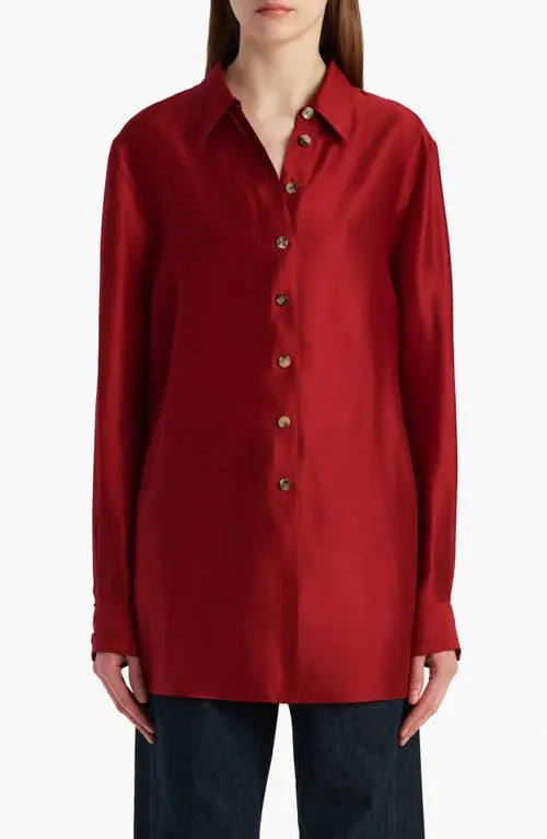 Khaite Auryn Top - Crimson