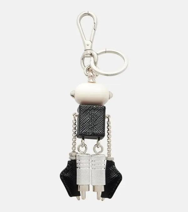 Prada Leather Bag Charm