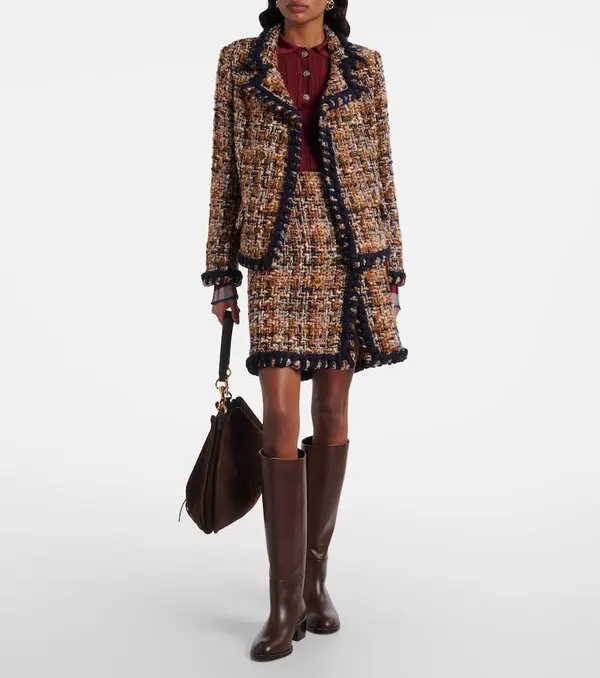 Etro Paisley Tweed Blazer