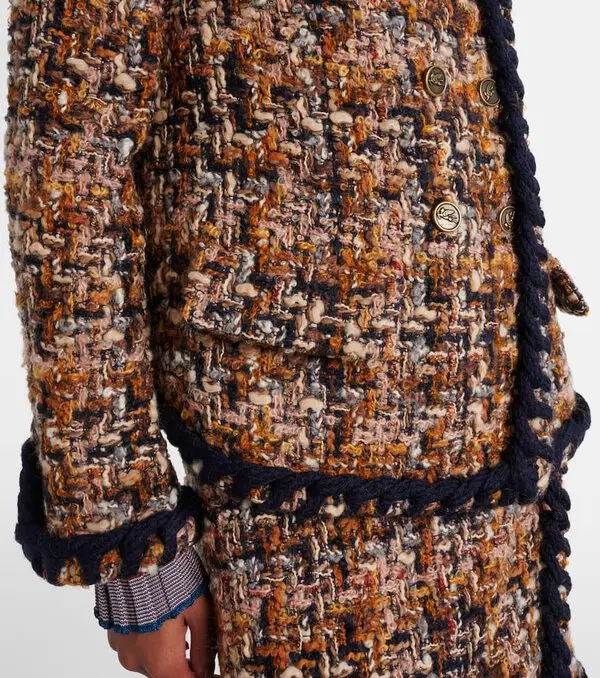 Etro Paisley Tweed Blazer