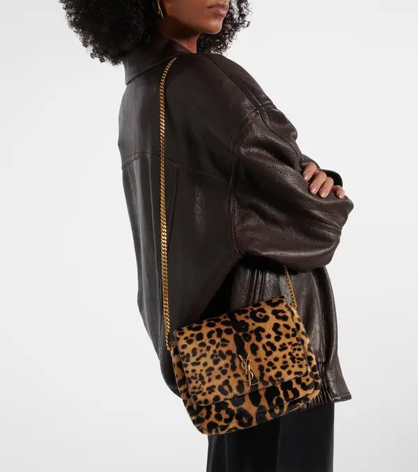 Saint Laurent Kate Supple Calf Hair Shoulder Bag