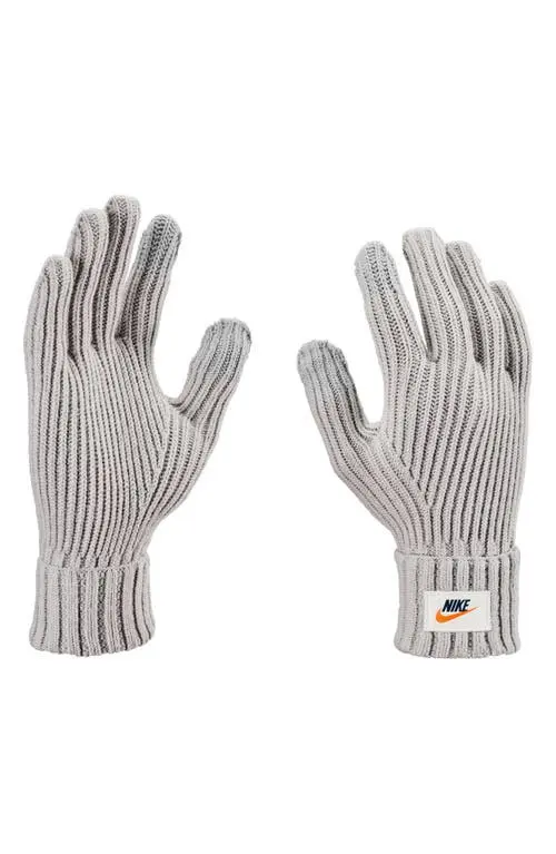 Nike City Rib Knit Gloves - College Grey-sail