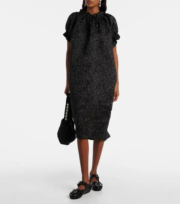 Simone Rocha Gathered Midi Dress