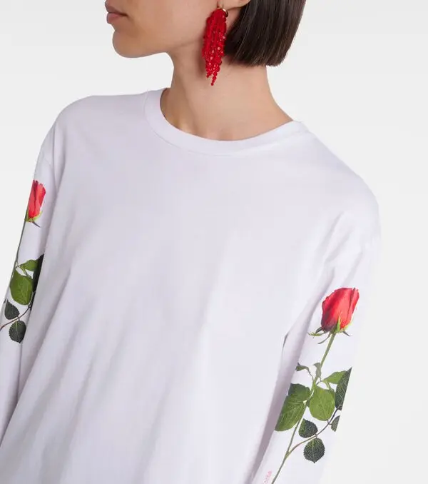 Simone Rocha Printed Cotton Jersey T-shirt
