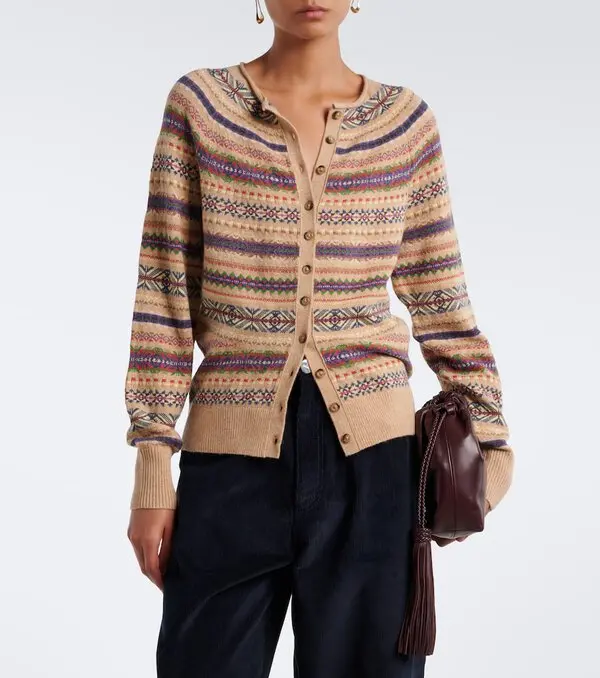 Polo Ralph Lauren Fair Isle Wool-blend Cardigan - Multicoloured