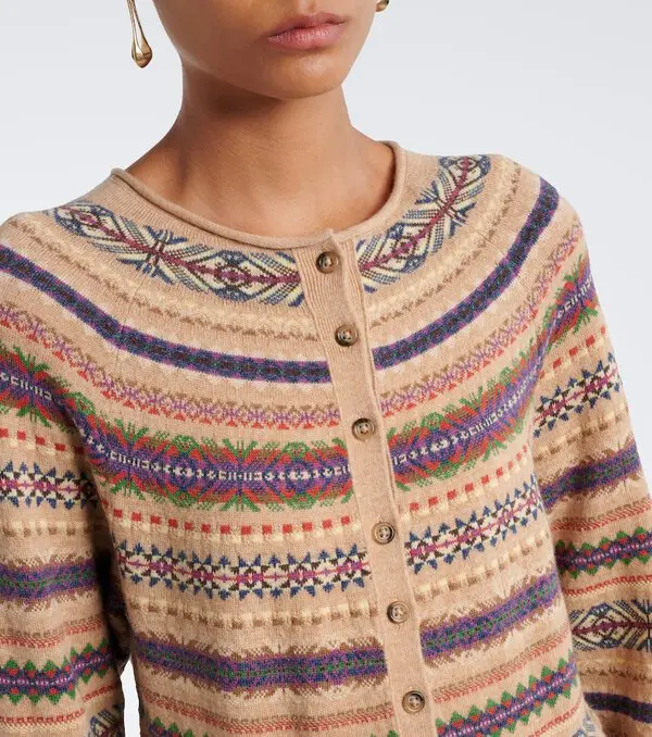 Polo Ralph Lauren Fair Isle Wool-blend Cardigan - Multicoloured