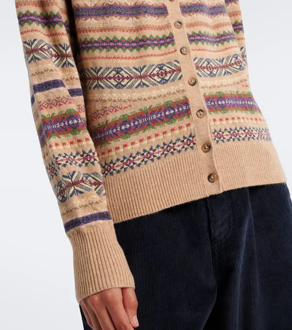 Polo Ralph Lauren Fair Isle Wool-blend Cardigan - Multicoloured