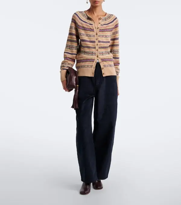 Polo Ralph Lauren Fair Isle Wool-blend Cardigan - Multicoloured