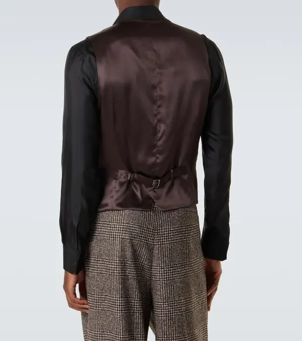 Dolce & Gabbana Checked Single-breasted Vest