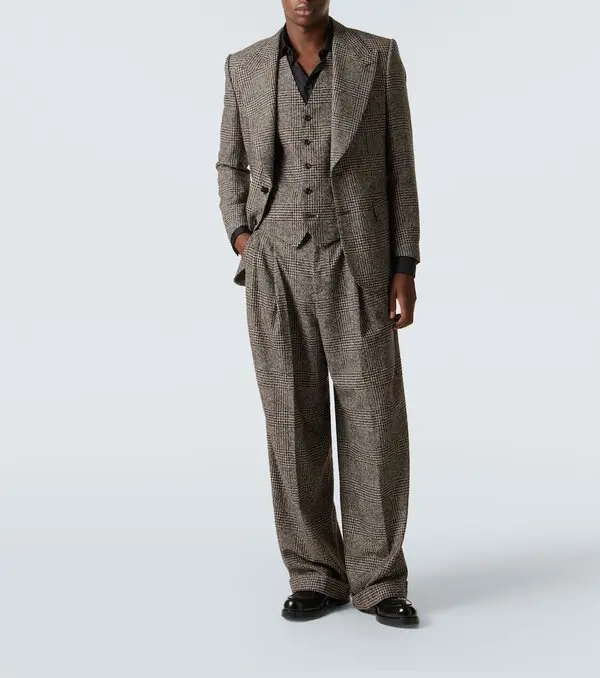Dolce & Gabbana Checked Single-breasted Vest