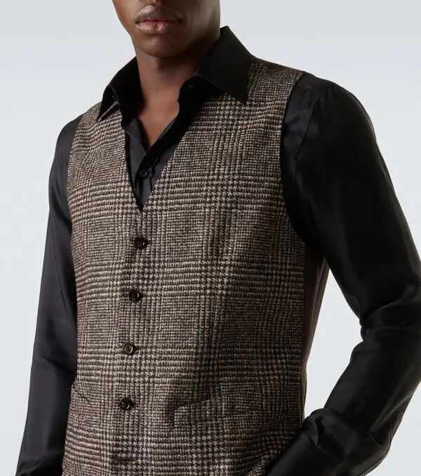 Dolce & Gabbana Checked Single-breasted Vest